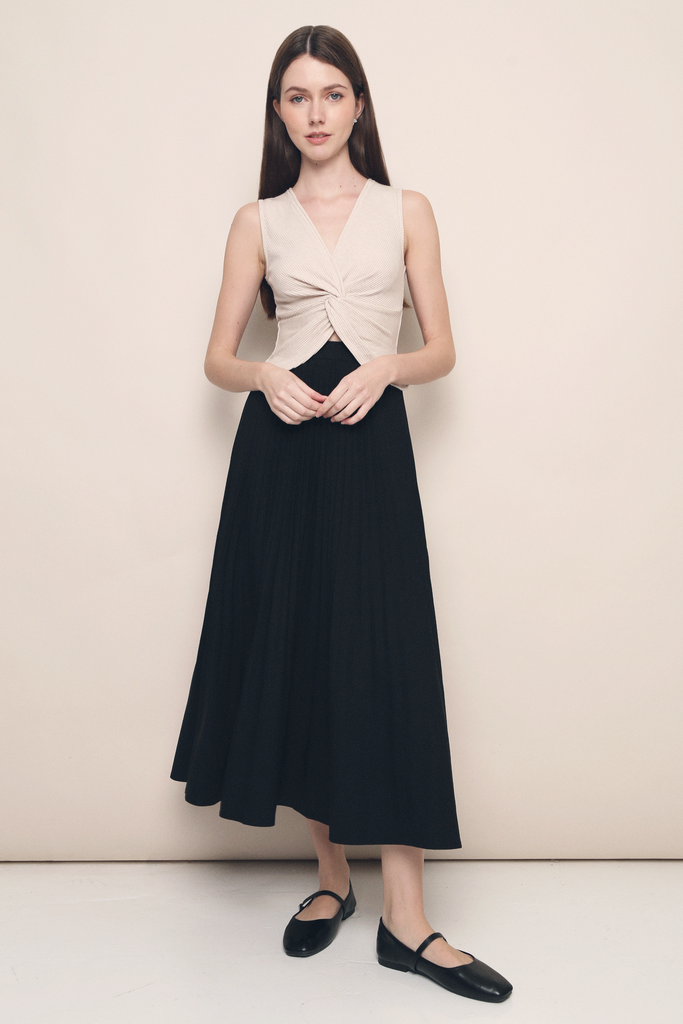 Daria Twister Top Cream – Hollyhoque