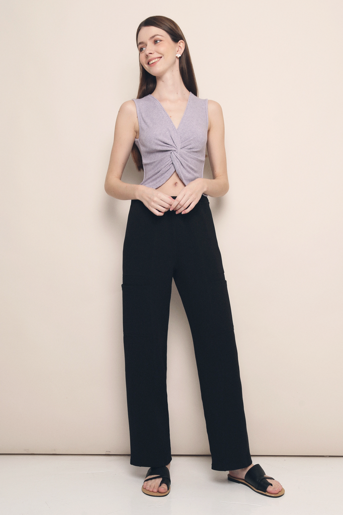 Daria Twister Top Purple – Hollyhoque