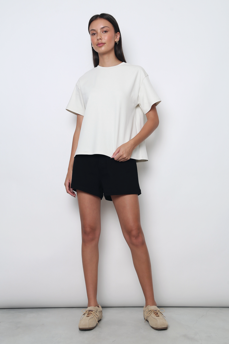 Simpleton Babydoll Tee Cream – Hollyhoque